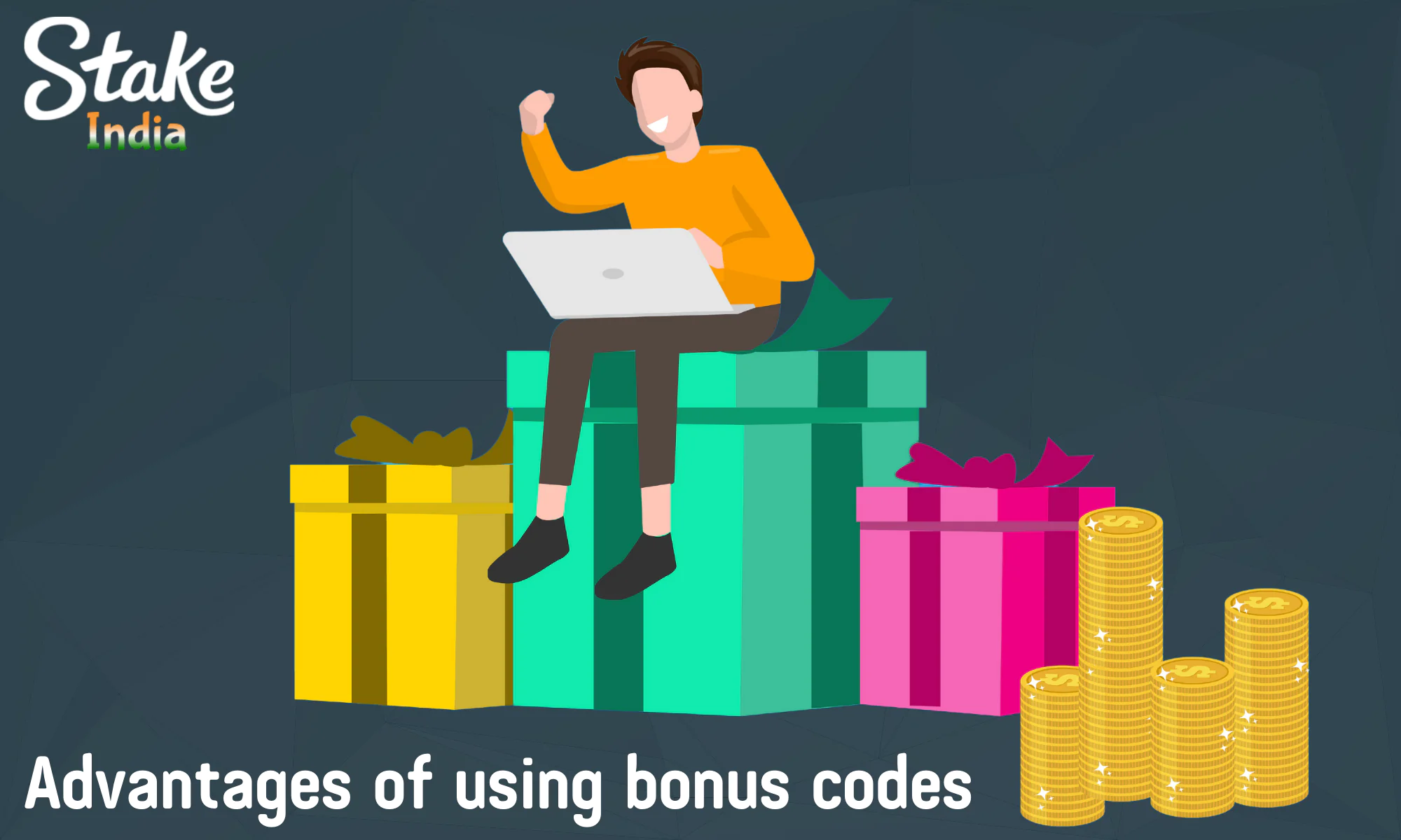 Stake Bonus Code in India - Welcome offer code